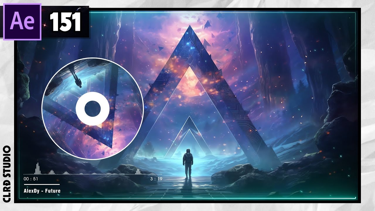 Free Download | Share Audio Spectrum Project #97 | After Effect Tutorials | CLRD Studio - YouTube