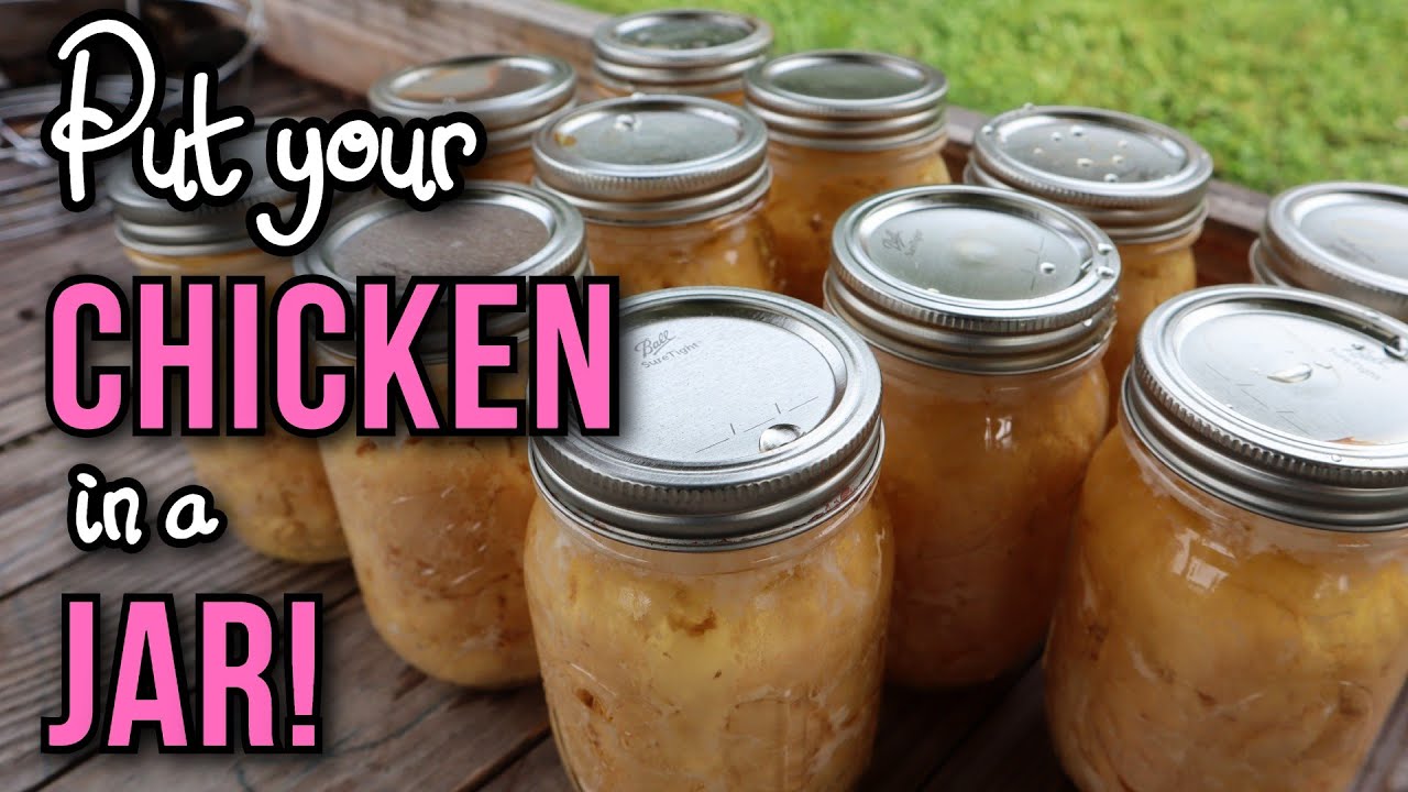 How we Can CHICKEN for Off Grid FOOD STORAGE! - YouTube