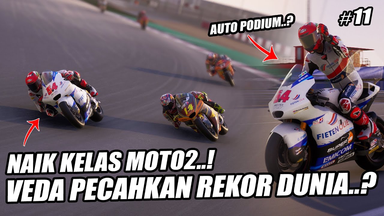 MotoGP™24 DEBUT VEDA DI MOTO2 JADI ANCAMAN🔥SEMUA RIDER KETAR KETIR 😱 ...
