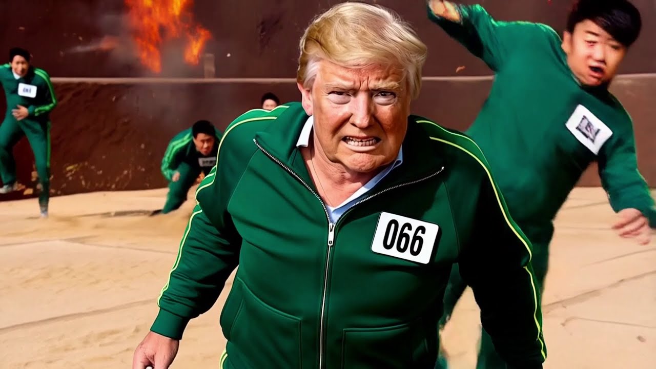 DONALD TRUMP IN SQUID GAME - YouTube