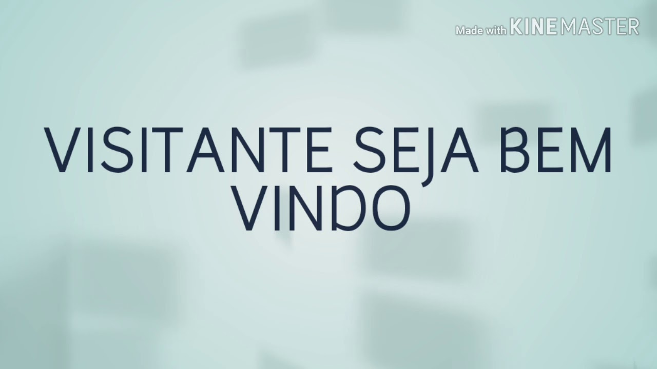 Letra Visitante Seja Bem Vindo - RETOEDU