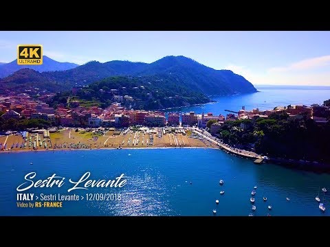 4K - Sestri Levante near Cinque Terre / Italy