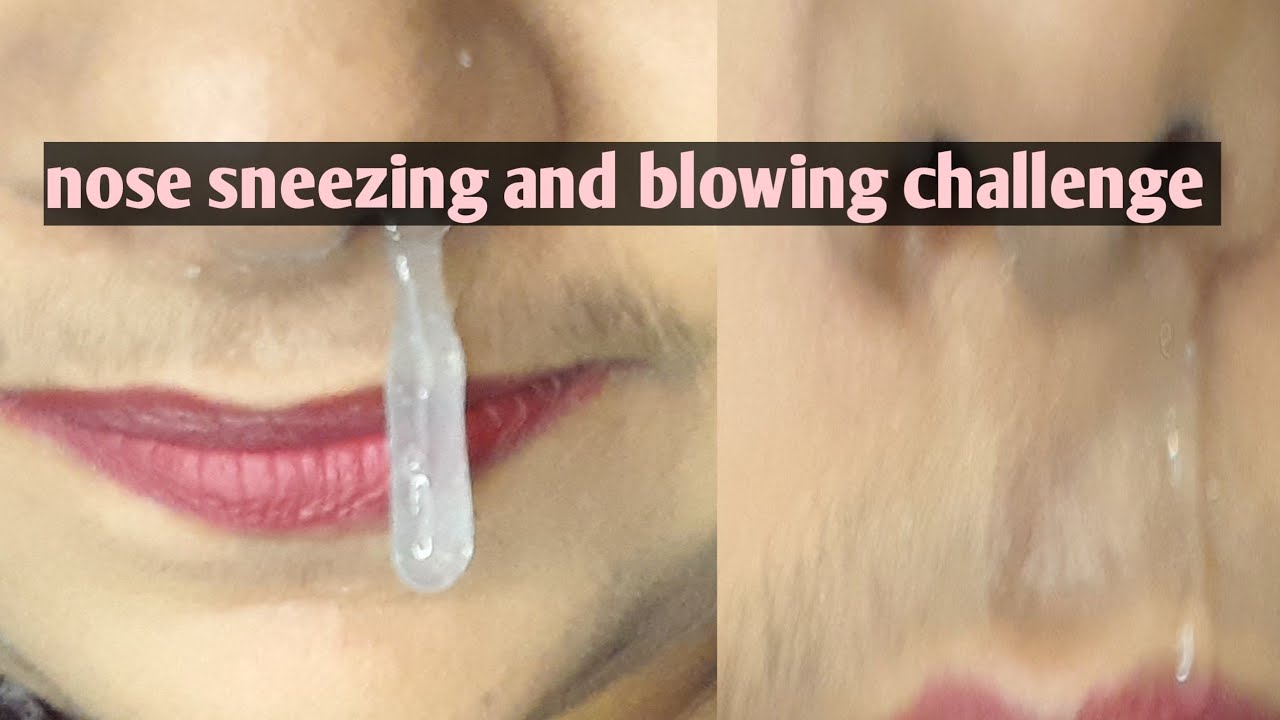 nose sneezing, blowing,pulling and picking challenge @vlogersanchari # ...