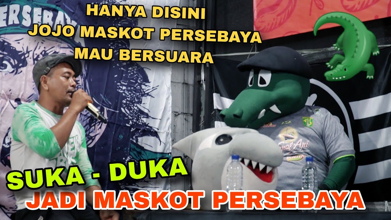 Suka Duka Menjadi Maskot Persebaya, Jojo Bajol Ijo Ceritakan semua ...