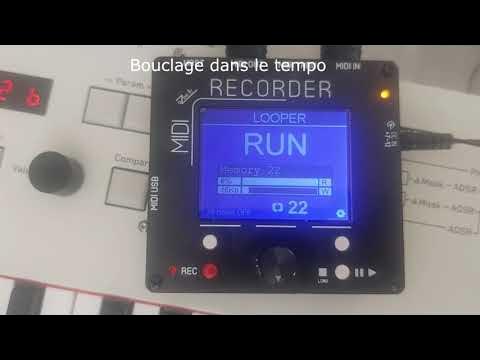 MIDI RECORDER demo 1 - YouTube