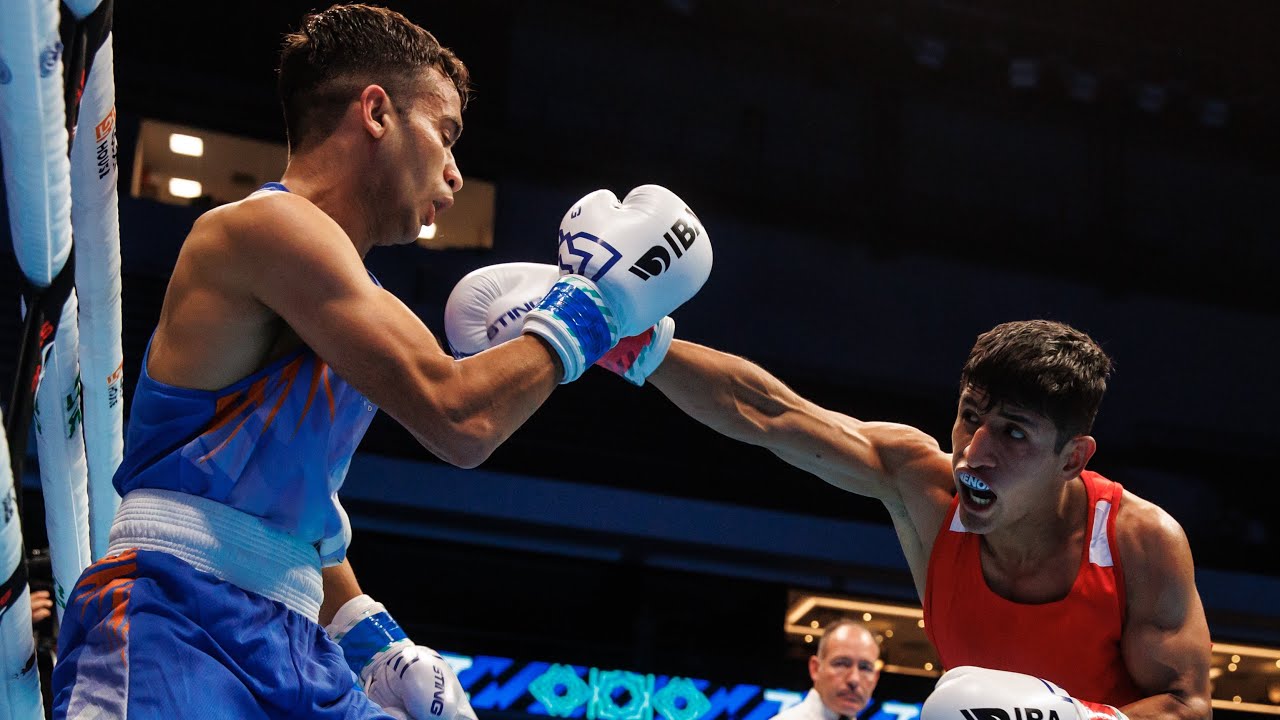 Deepak Bhoria (IND) vs. Luis Delgado (ECU) IBA World Boxing ...