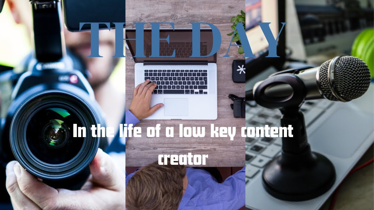 A day in the life of a small content creator - YouTube
