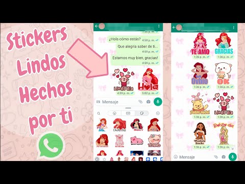CREA STICKERS LINDOS PARA WHATSAPP 🥰 - YouTube