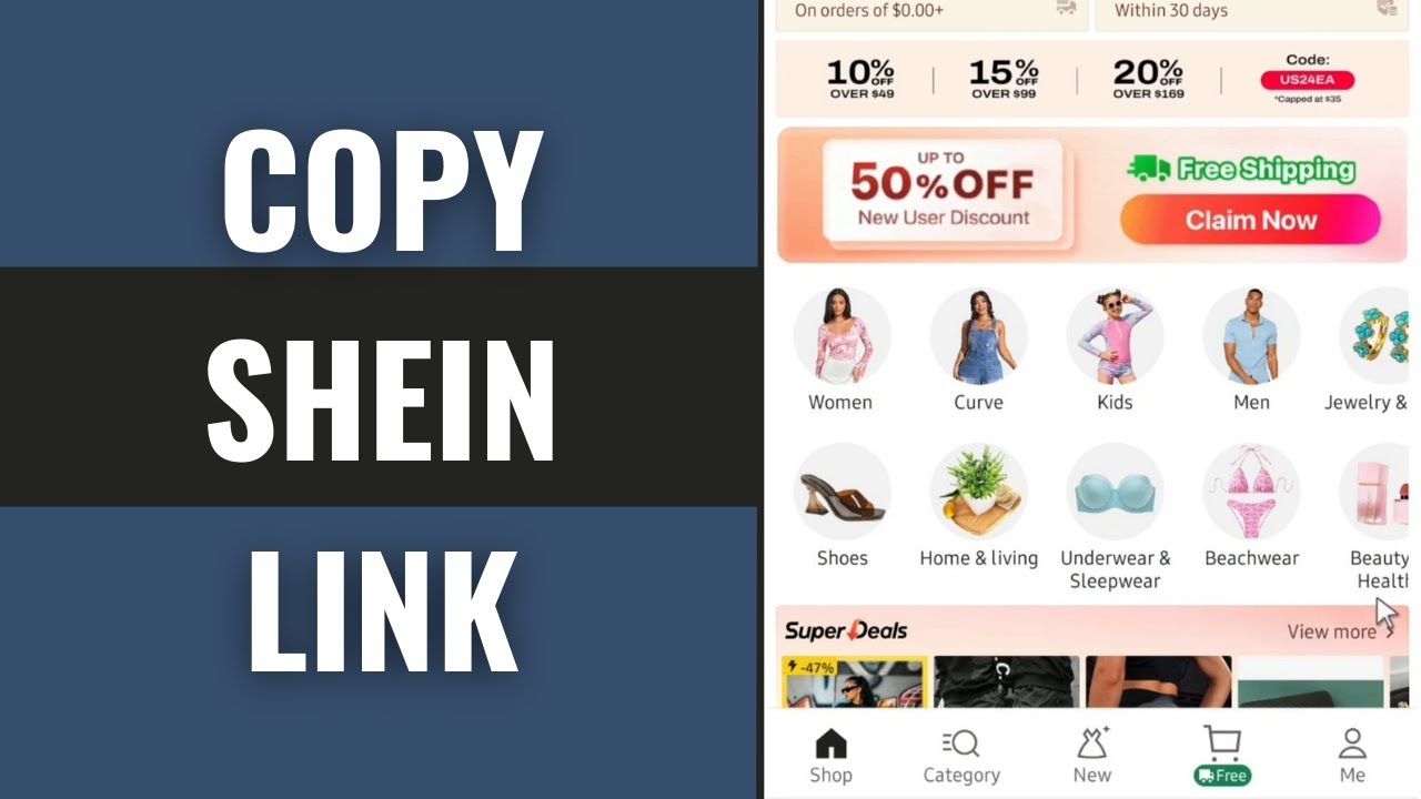 How to Copy Link on Shein App | Obtain Link on Shein App 2025 - YouTube