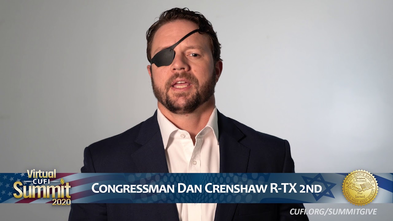 Congressman Dan Crenshaw Speaking at CUFI's Virtual Summit - YouTube