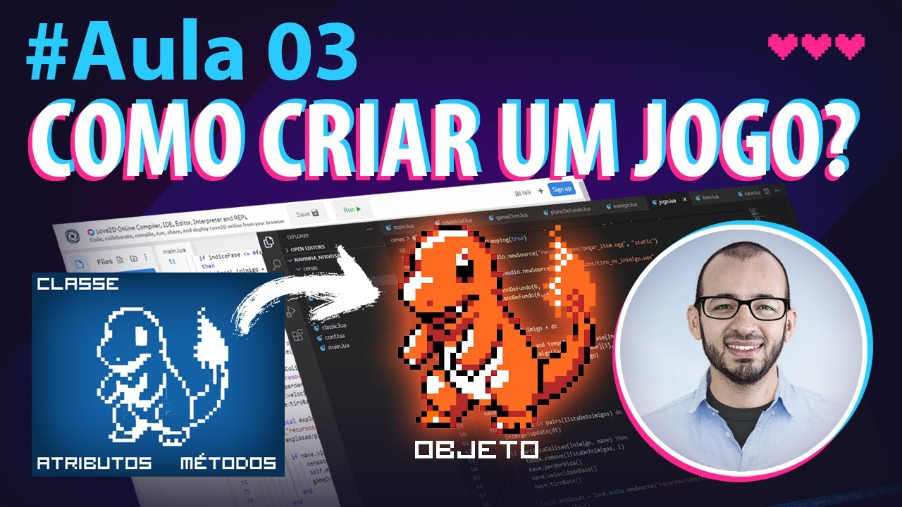 Oficina de Jogos - Aula 3 - Classes e Objetos - YouTube