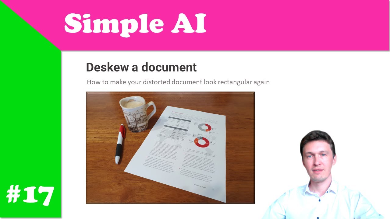 Deskew a document - YouTube