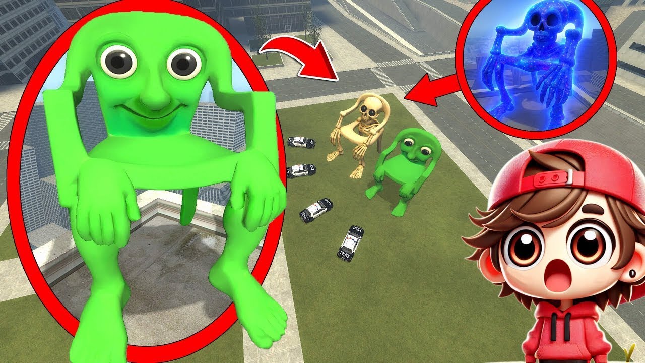 Un DRON capta a KARKERKAR KURKUR robando una BRAINROT CHAIR MEMES en la ...