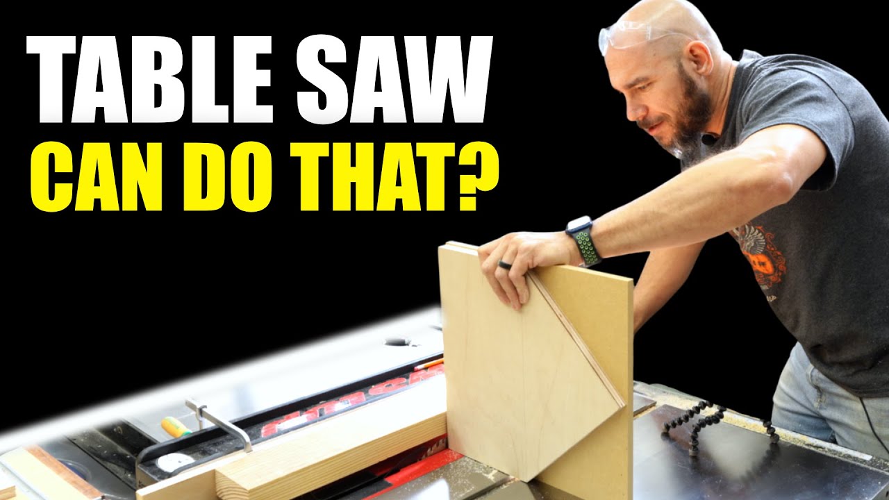 Woodworking Tips For the Table Saw | Template Cutting & More - YouTube