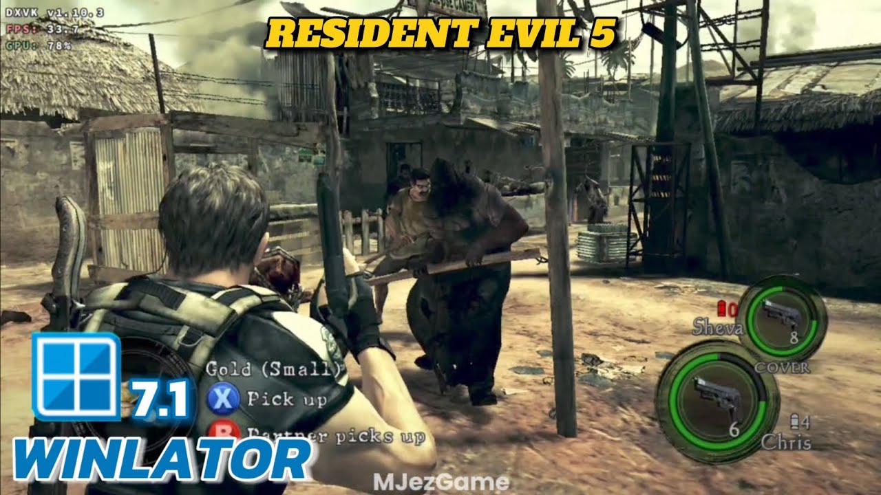 Winlator - Gameplay Resident Evil 5 | Original - Windows - YouTube