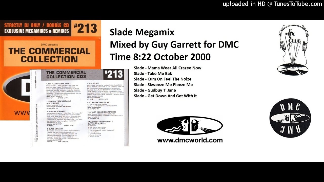 Slade Megamix (DMC Mix by Guy Garrett October 2000) - YouTube