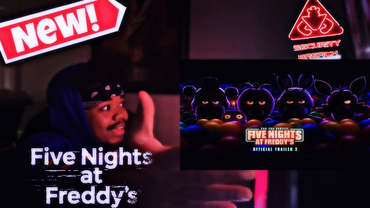 MARSKII REACTS TO “FIVE NIGHTS AT FREDDY’S” OFFICIAL TRAILER # ...