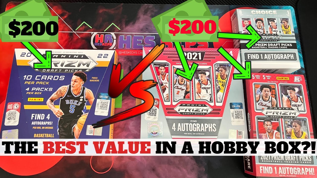 3 Boxes For The Price Of 1?! 2022-23 vs 2021-22 Prizm Draft Hobby, H2 ...