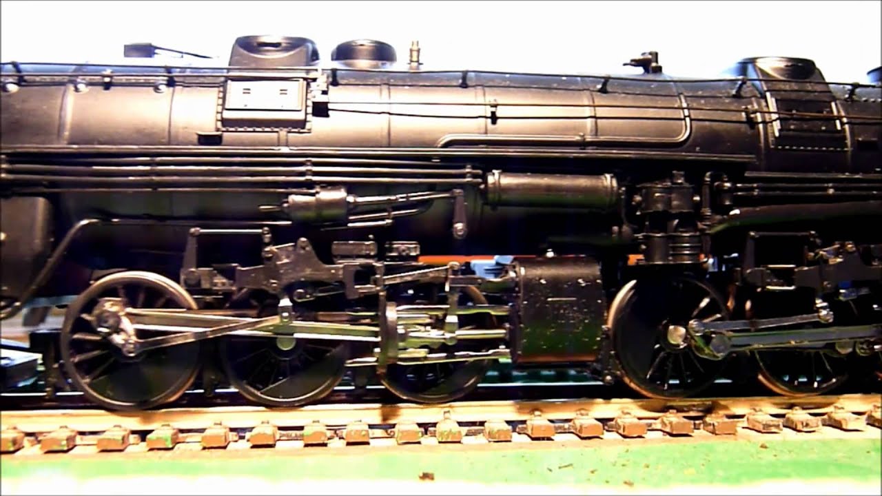 quickshot BLI's Norfolk and Western 2-6-6-4 class A 1218. - YouTube