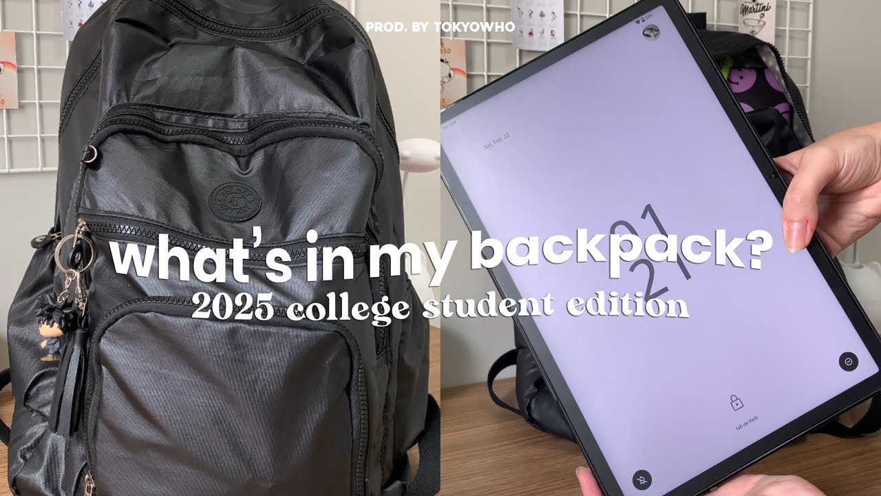 📓what’s in my backpack? + apps I use for studying - college student ...