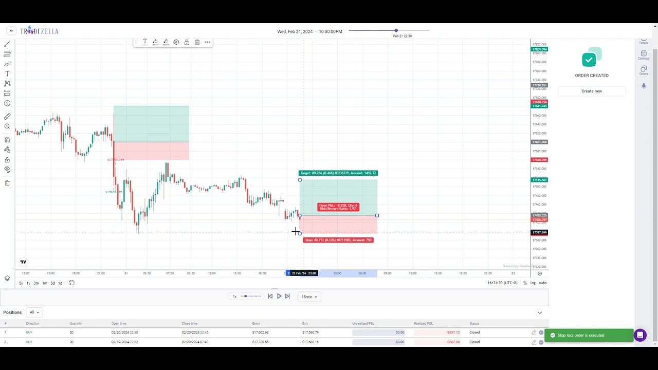 Tradezella Backtesting 回測教學2 移動停利停損 - YouTube