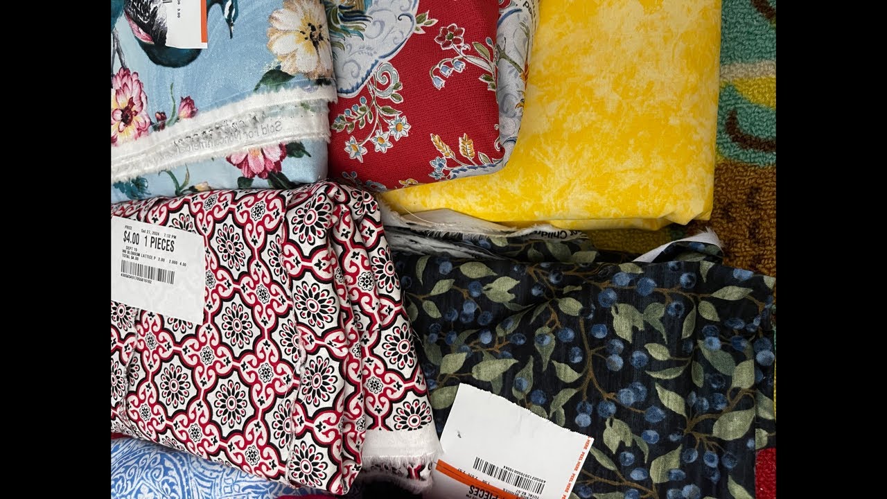 Walmart fabric clearance haul/check your local fabric stores in the USA ...