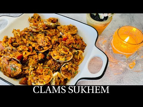 Goan Clams Sukhem Recipe | Goan Kubbe Sukke | Tisreo Sukhem Recipe ...