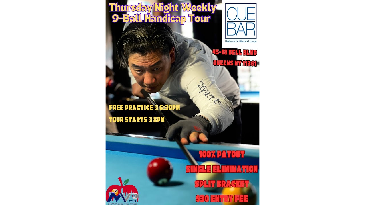Cue Bar Weekly Tournament 4/4/24 - YouTube