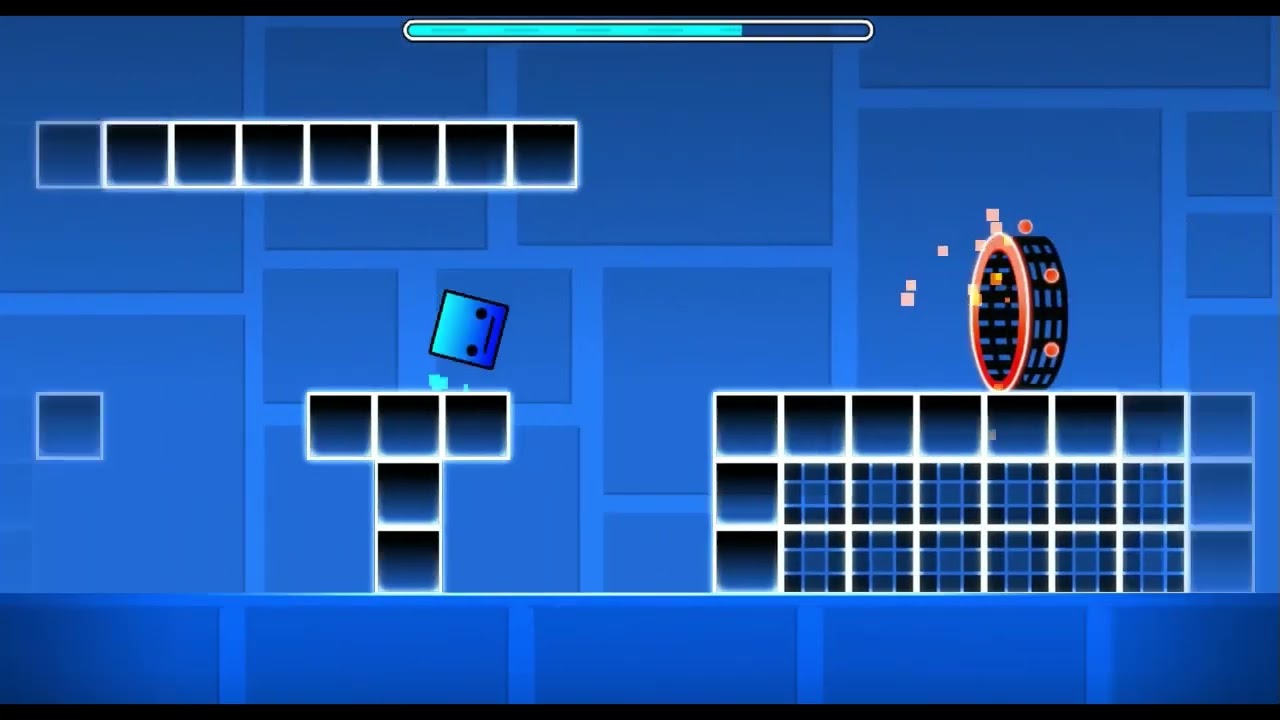 My first ever level created on Geometry Dash - YouTube