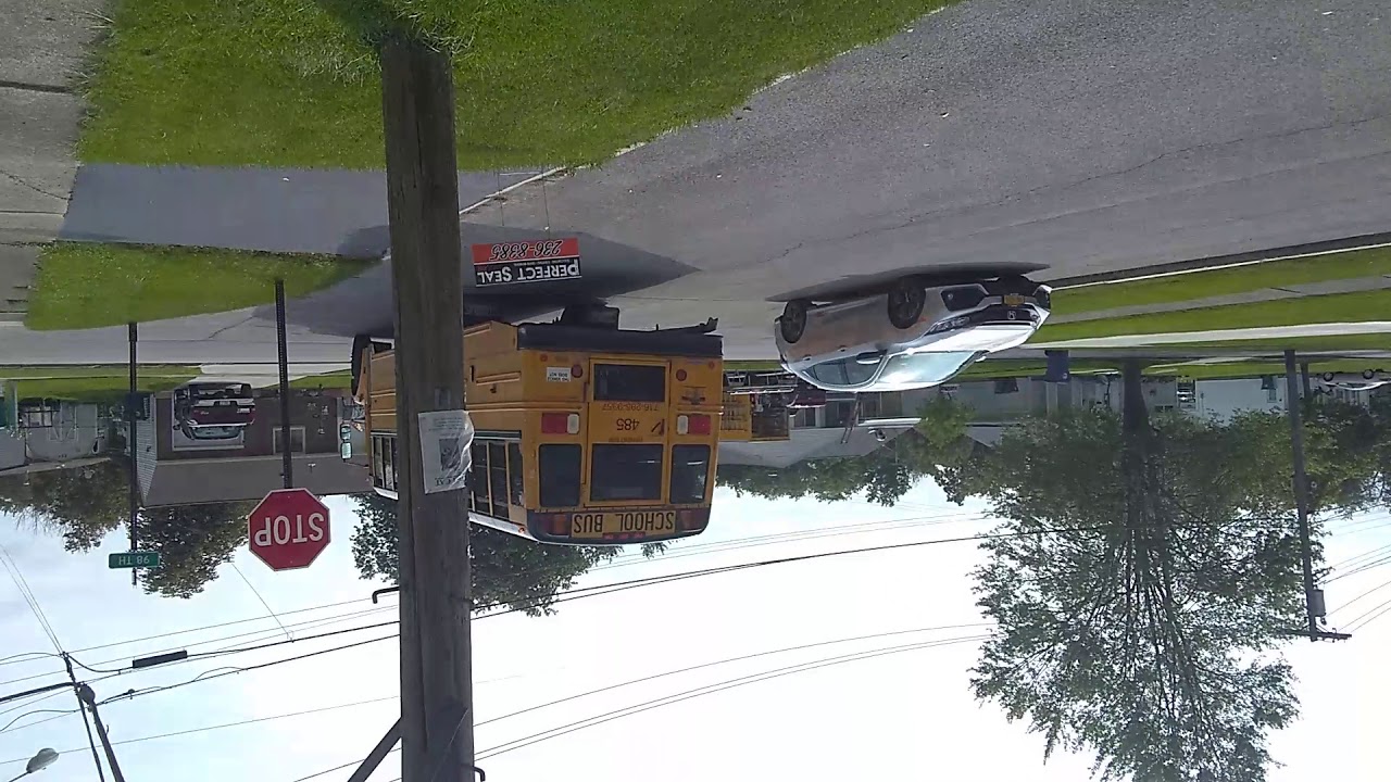 2010 Thomas C2 bus 485 pull away - YouTube