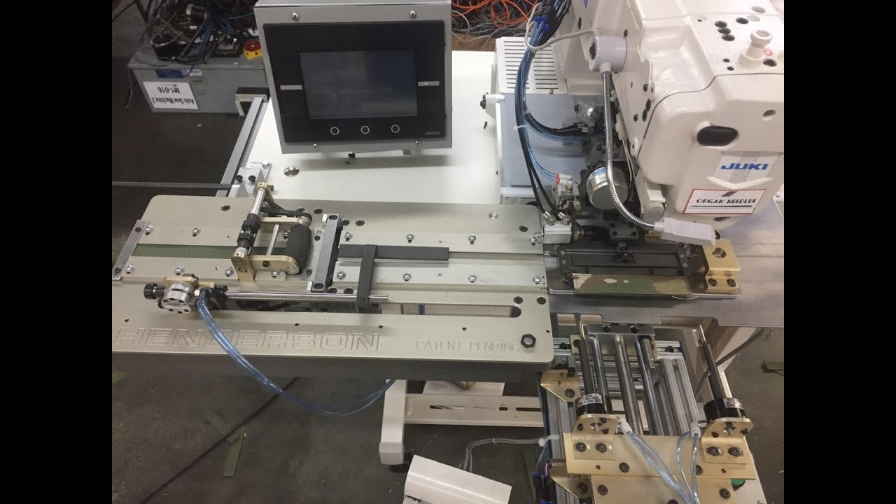 Name Tape Auto Turn Velcro Machine - YouTube