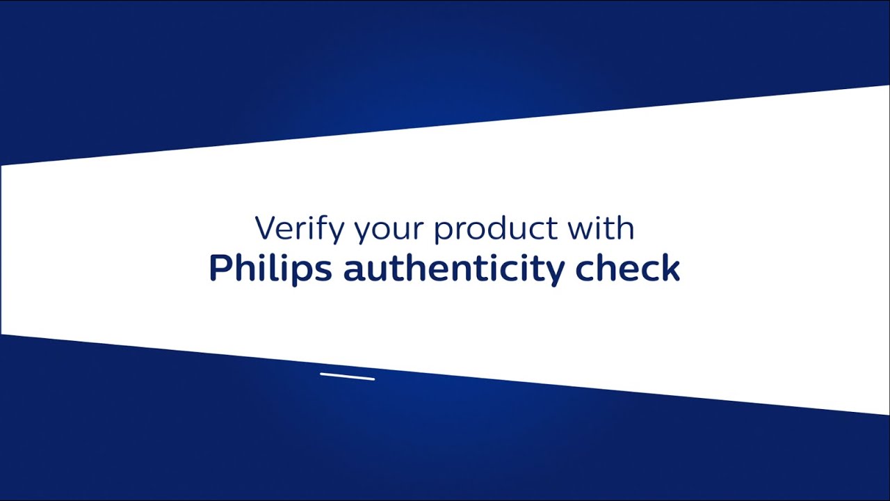 Philips Authenticity Check - How to verify your Philips products? - YouTube