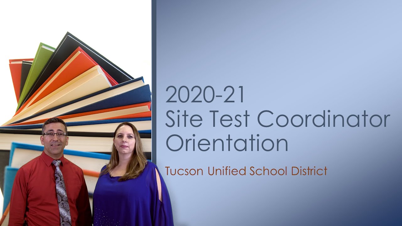 2020-2021 Test Coordinator Orientation - YouTube