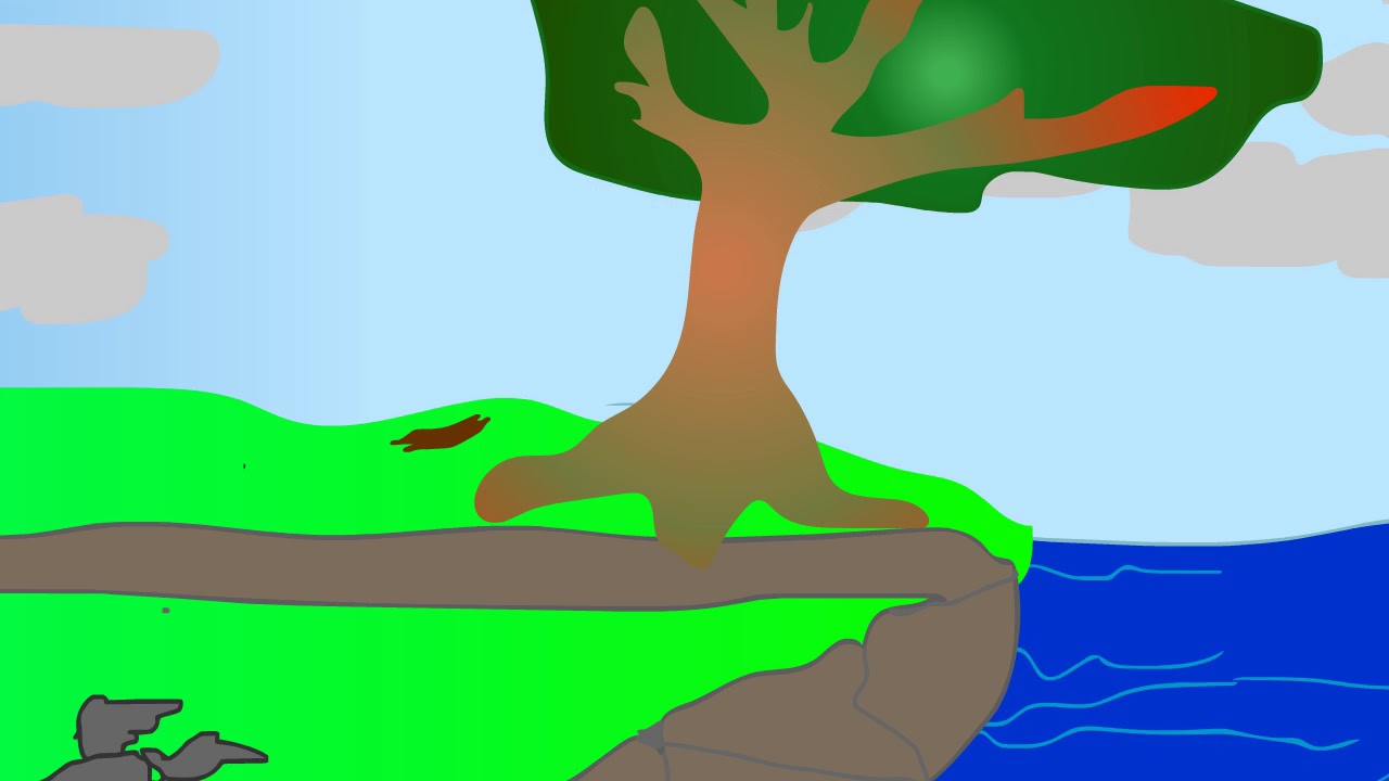 2D Animation moving background - YouTube