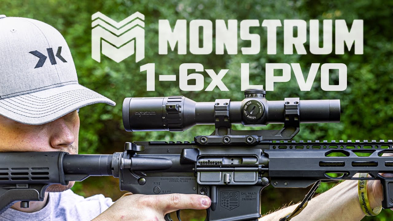 Monstrum Tactical $150 1-6x LPVO! - YouTube