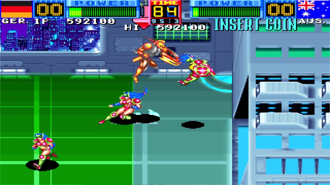 [MAME] 헤비 스매시 (휴먼 웨이!!, 컴언 웨이브!, 허면 왜이?!) 독일 플레이 (Heavy Smash Germany ...