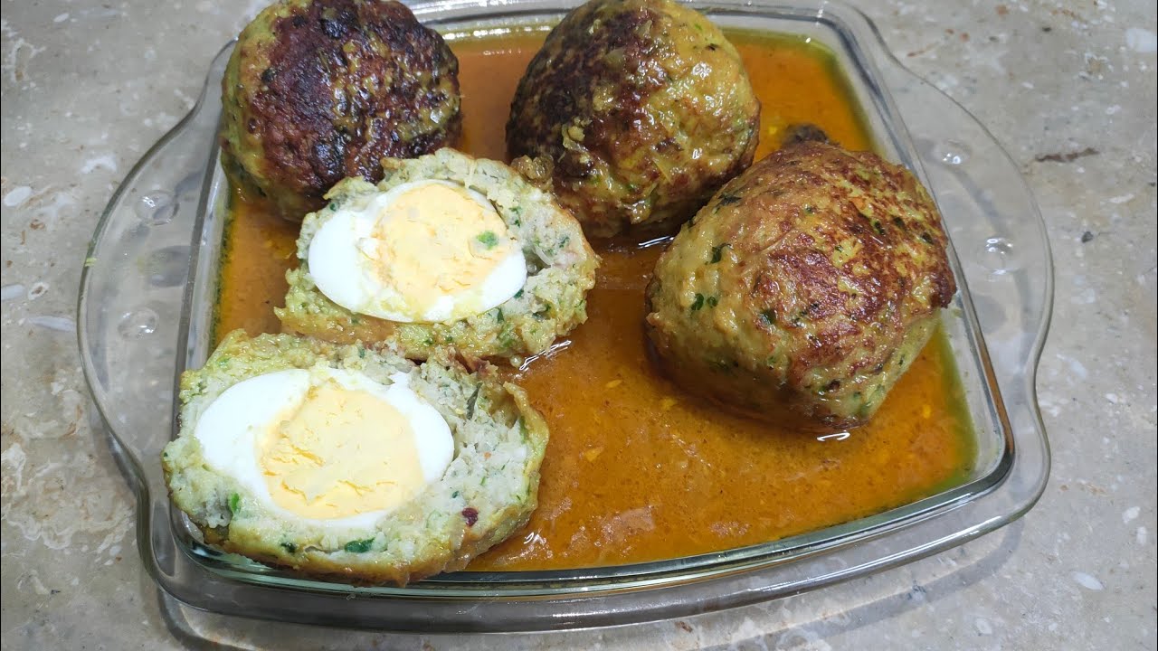Nargisi kofta recipe | Egg kofta curry | how to make nargisi kofta ...