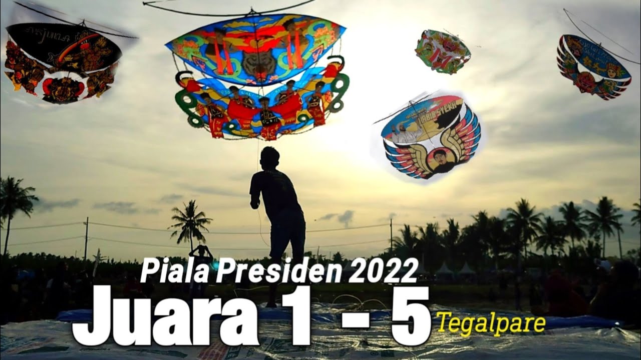 Urutan Juara 1- 5 Lomba Layangan Tegalpare Banyuwangi Piala Presiden ...