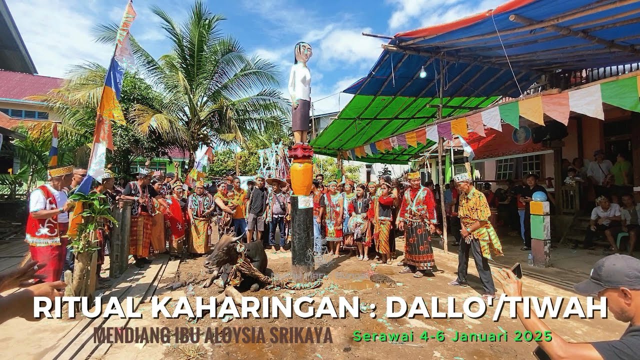 Ritual Kaharingan Dallo’/Tiwah Serawai 4-6 Januari 2025 - YouTube