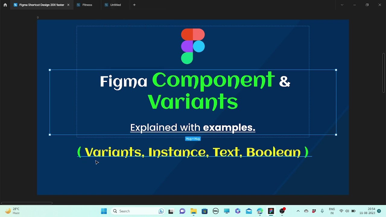 Component And Variants Master Figma Variants Variants Instance Text Boolean Youtube 3951