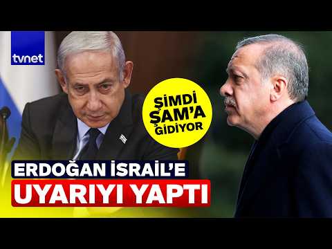 Erdoğan İsrail'i uyardı: \