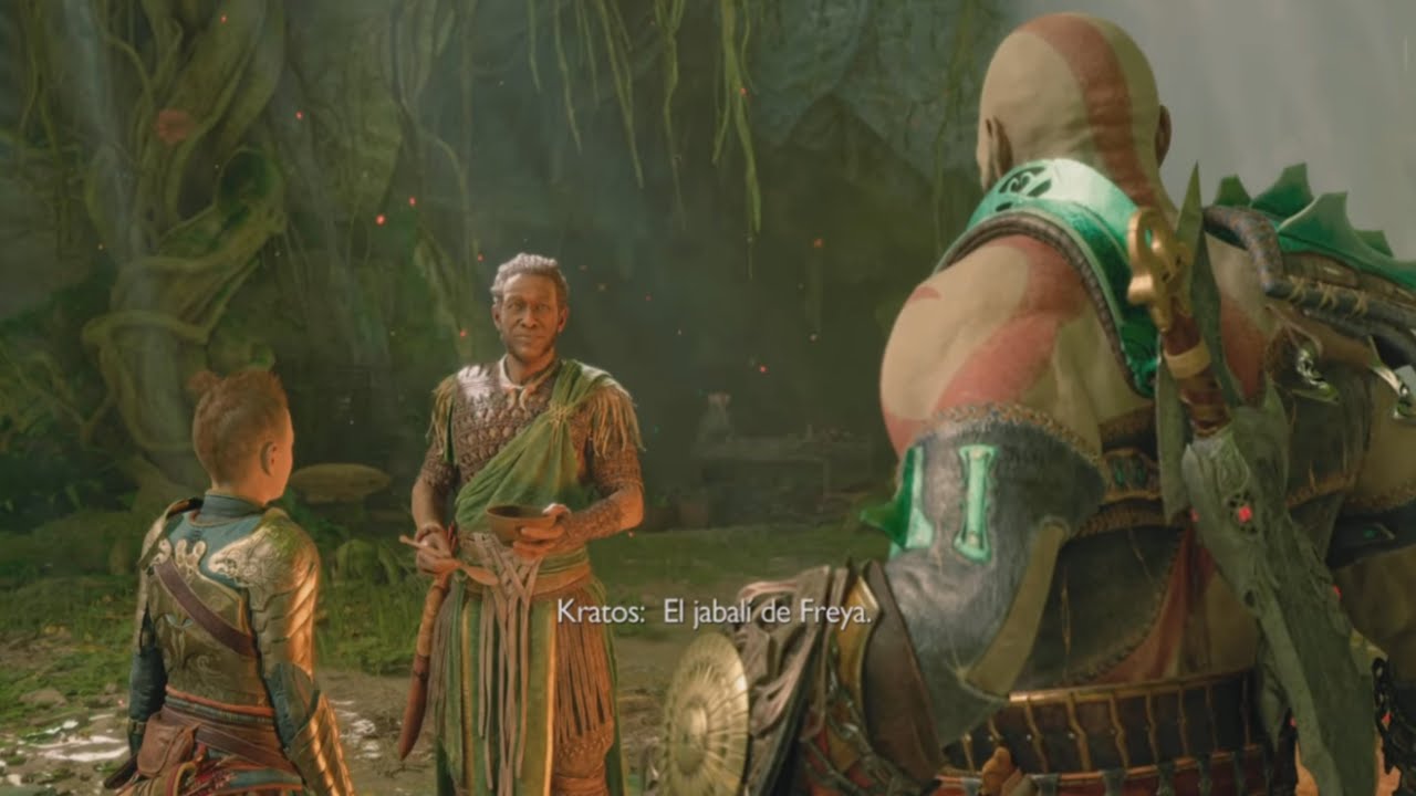 *KRATOS Y ATREUS CONOCEN A HILDISVINI, EL JABALÍ DE FREYA* GOD OF WAR ...