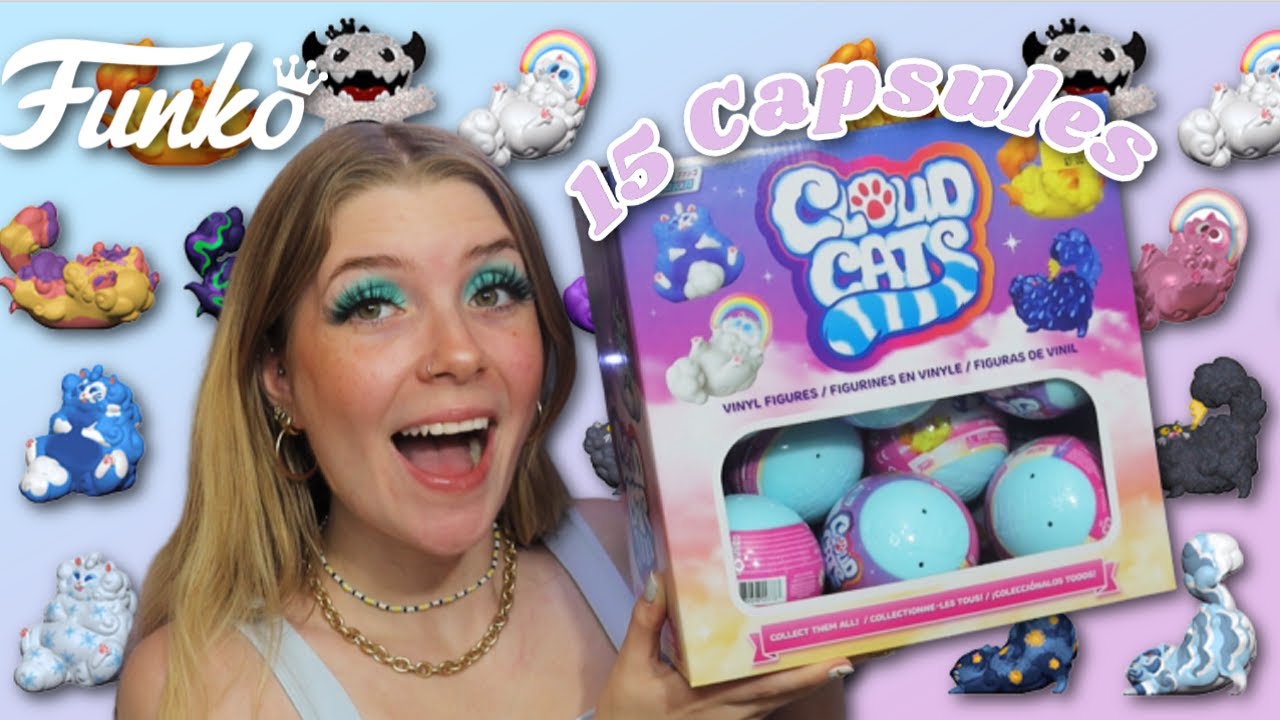 Funko Paka Paka: "Cloud Cats" OPENING 15 CAPSULES - YouTube