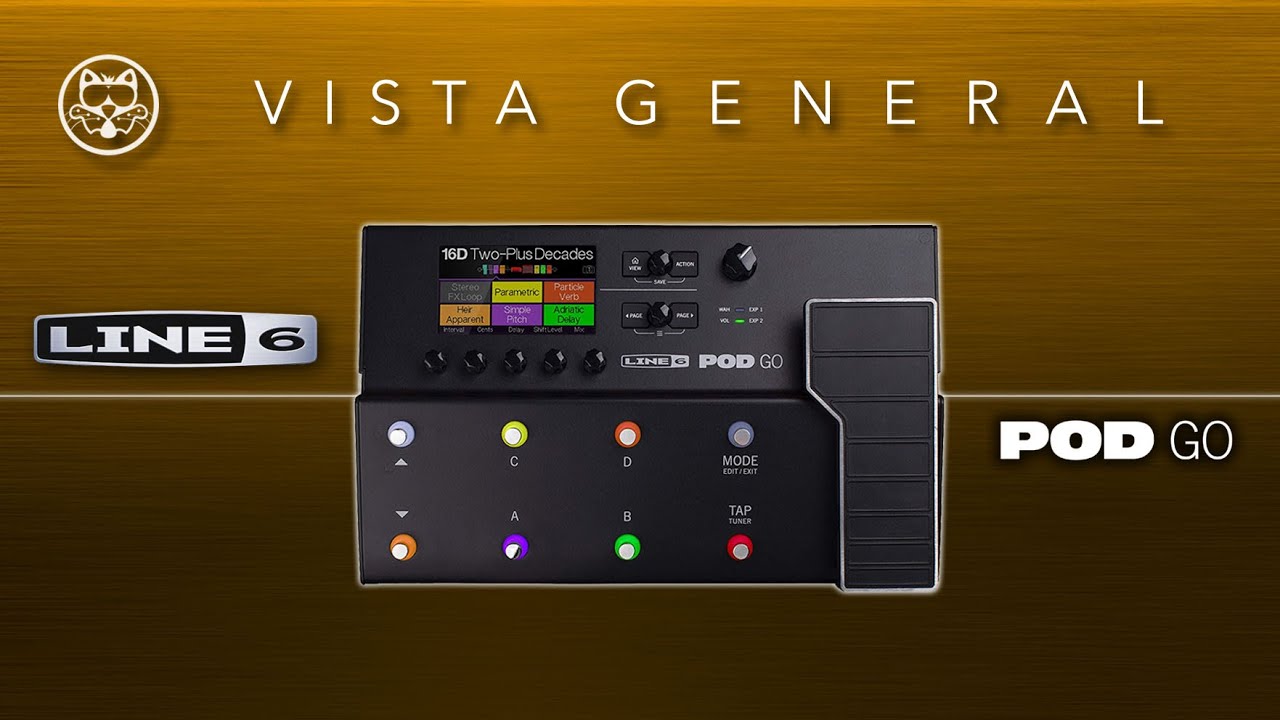 LINE 6 POD GO! Vista General y Análisis Sencillo... EN ESPAÑOL! - YouTube