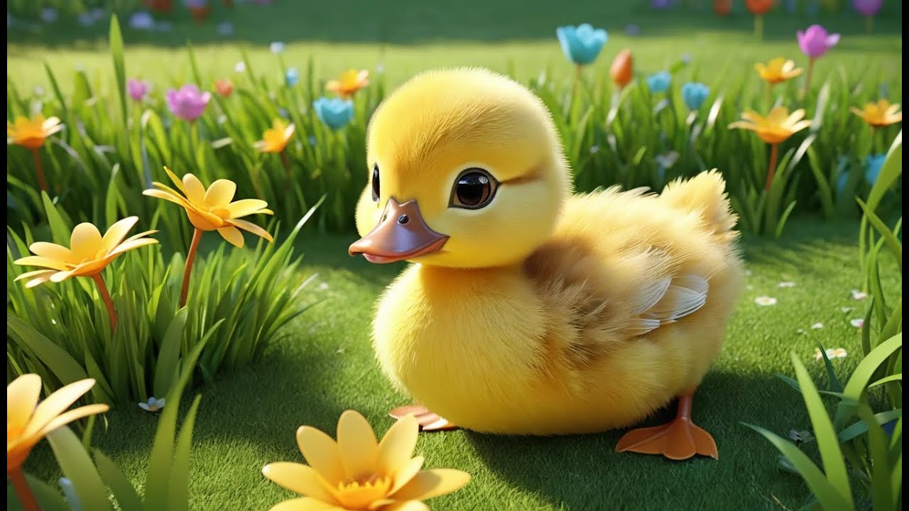 Baby Duck Quack Quack Quack | Cute Duck Song for Toddlers | Fun Nursery ...