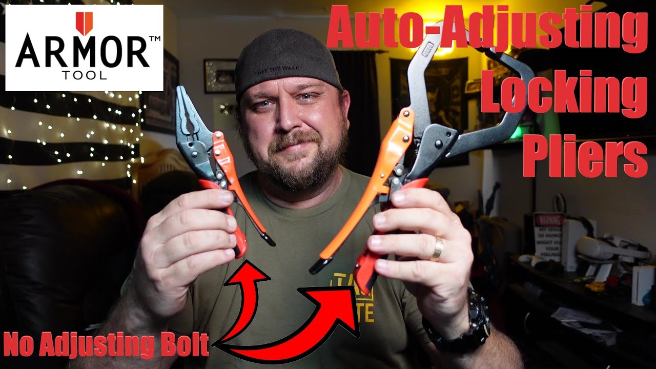 ARMOR TOOL Auto Adjust Locking Pliers - YouTube