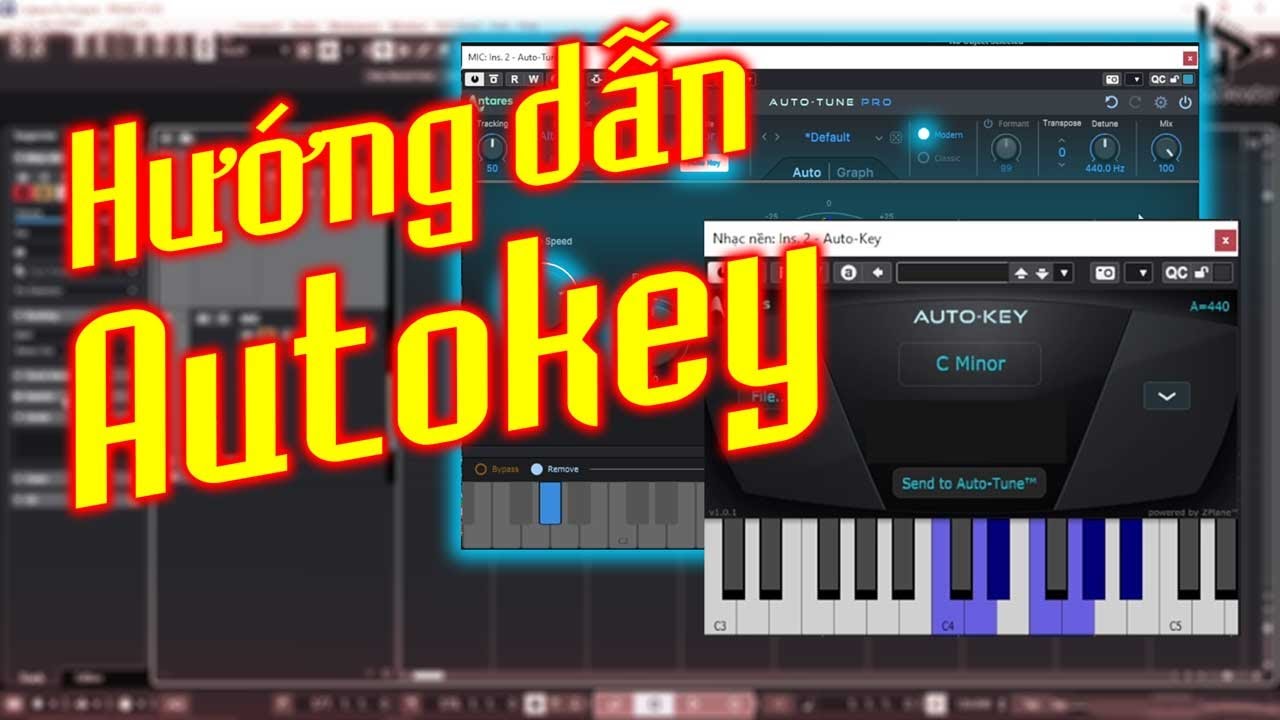 Hướng dẫn dùng Autotune Autokey trong Project hát live - YouTube