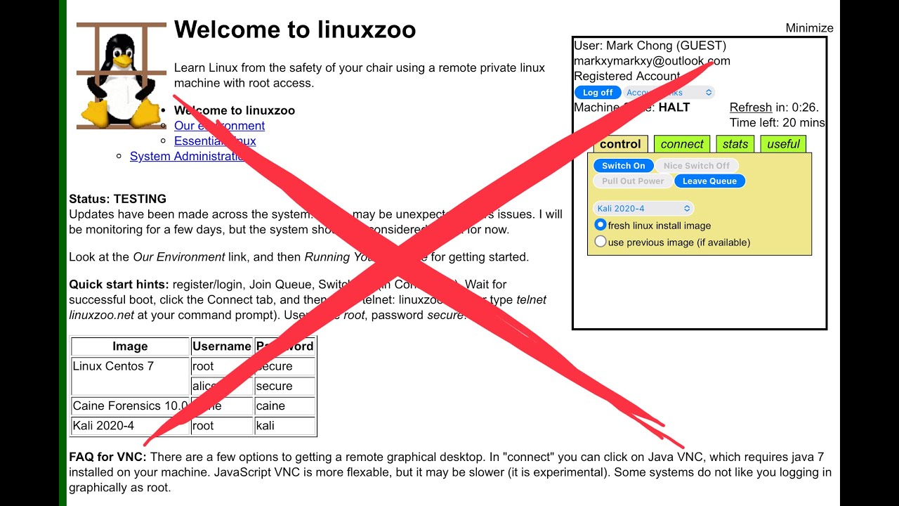 Don’t use Kali Linux on Linuxzoo!🚫 - YouTube