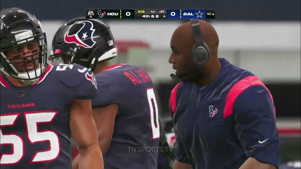 Houston Texans vs Dallas Cowboys | Full Game | NFL Week 11 | Madden NFL 25 - YouTube