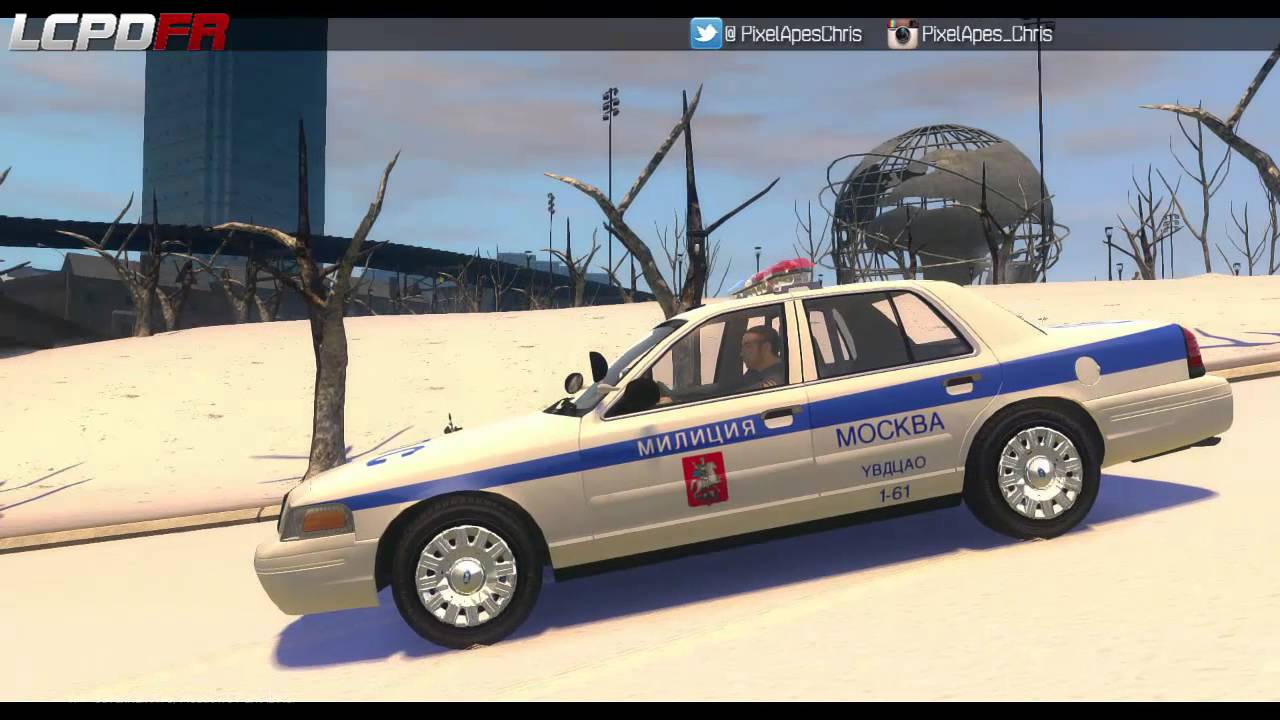 LCPDFR | 2005 FORD CROWN VICTORIA MOSCOW POLICE SKIN / TEXTURE - YouTube